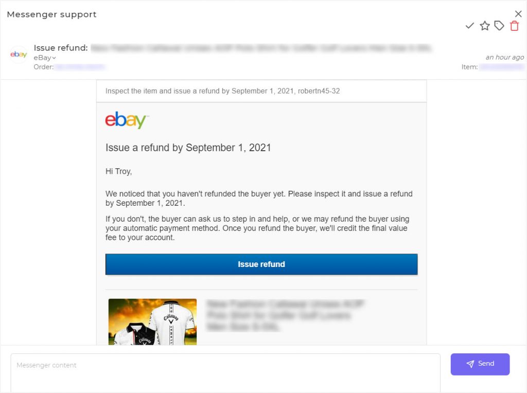 Order Messages – PODORDER